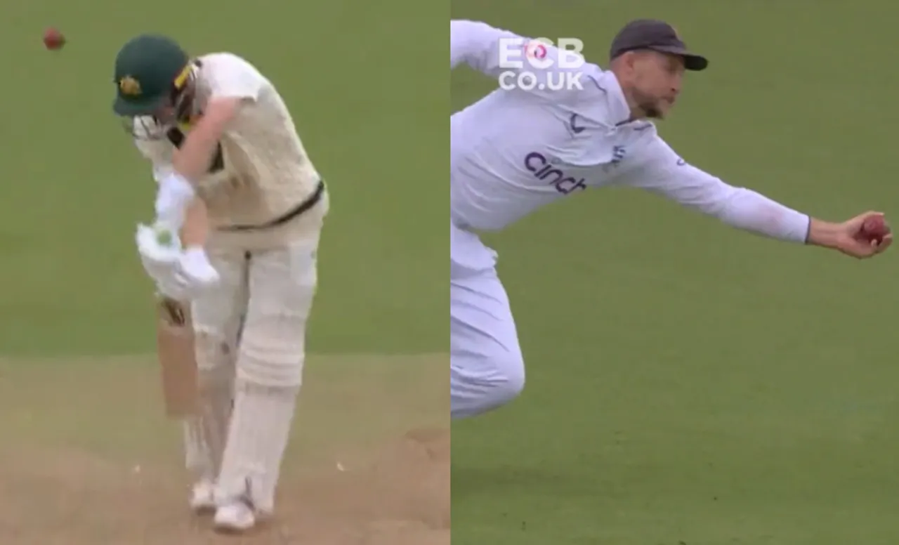 WATCH: Joe Root takes brilliant sharp catch to end Marnus Labuschagne's stay at the crease in ...