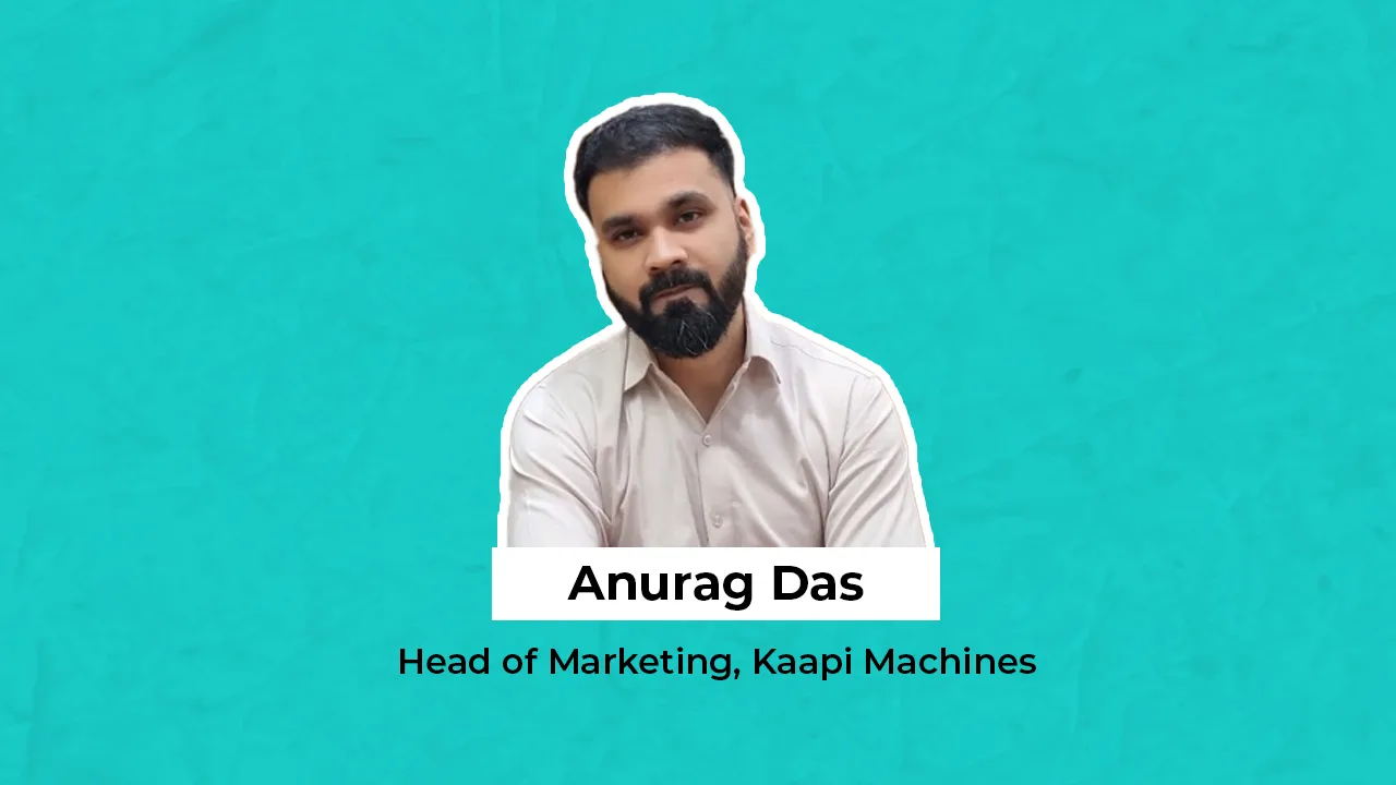 Kaapi Machines Appoints Anurag Das As Head Of Marketing