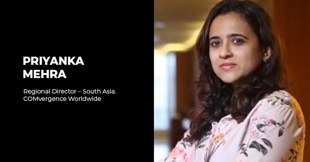 COMvergence Worldwide appoints Priyanka Mehra as Regional Director - South Asia