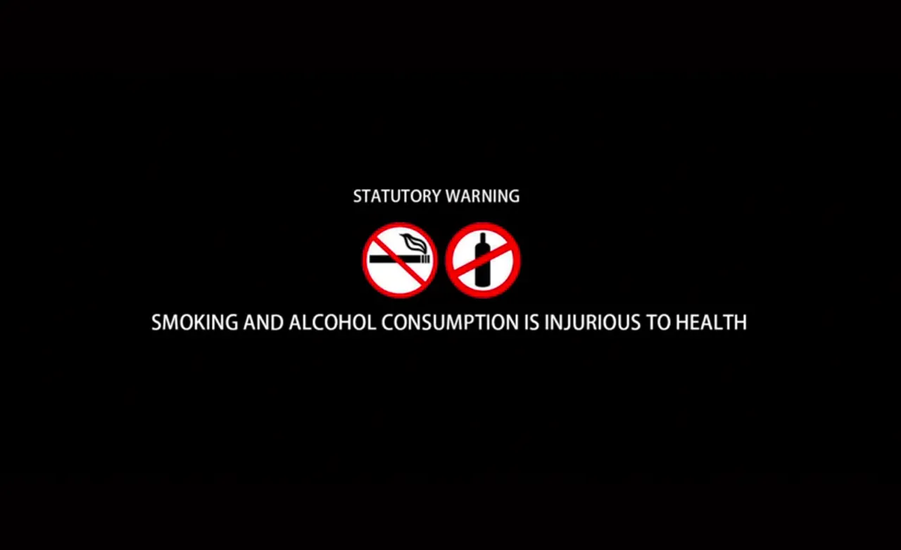 No jail for alcohol statutory warning violators in films