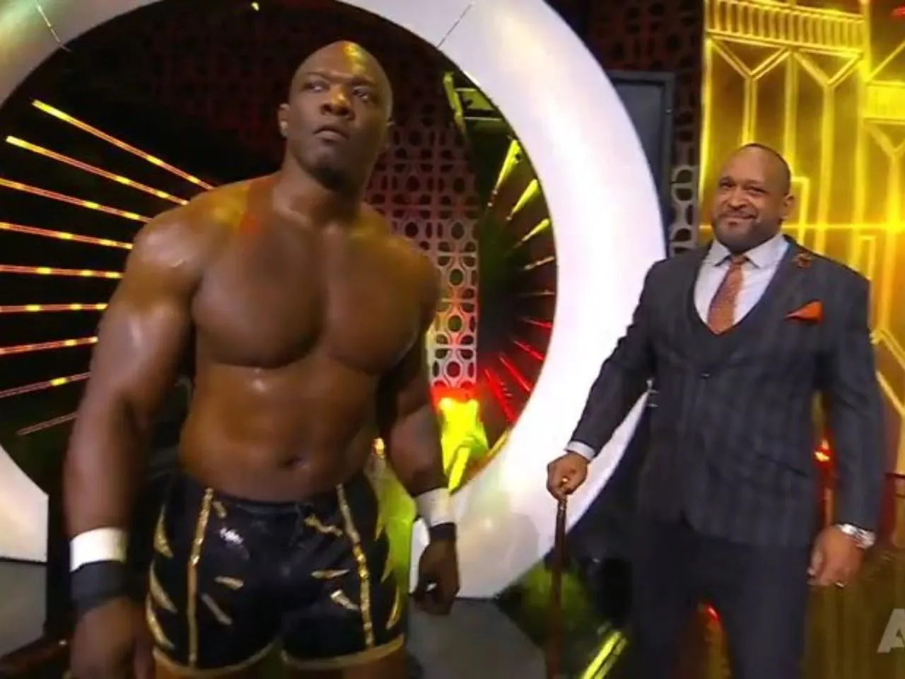 Shelton Benjamin defeats Lio Rush in his AEW in-ring debut