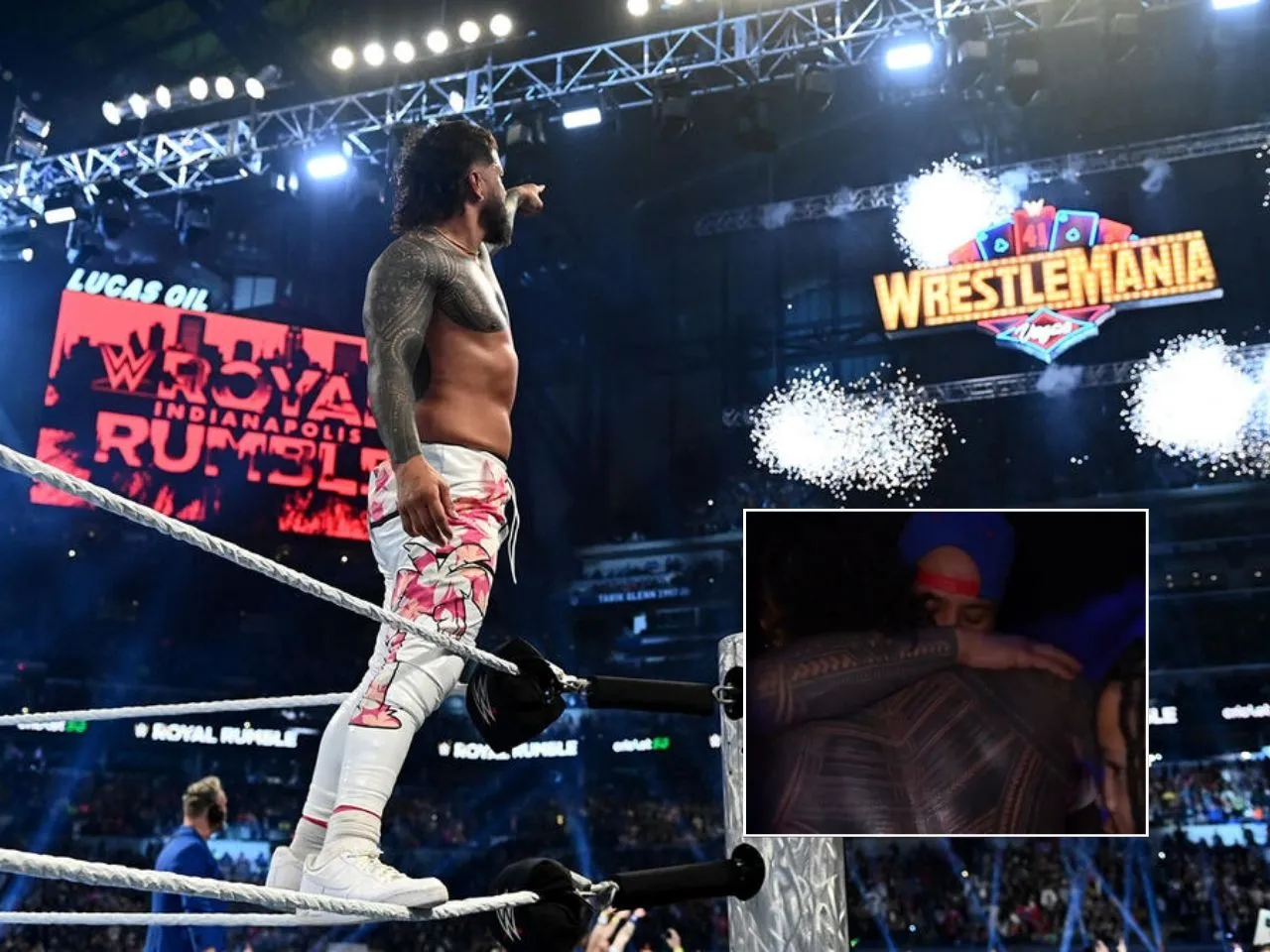 Jey Uso wins 2025 Royal Rumble, hugs brother Jimmy Uso after historic win