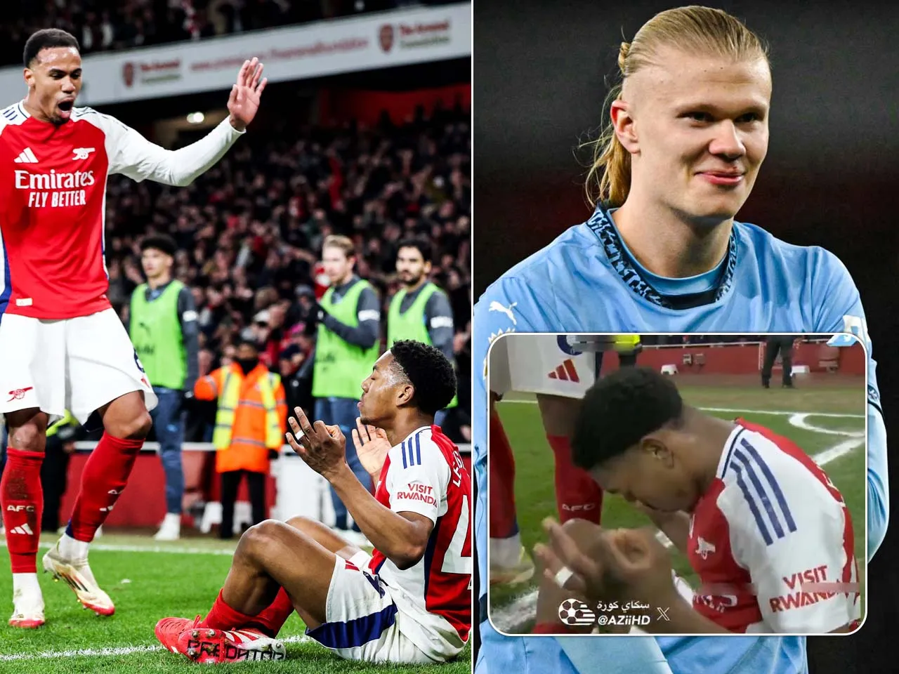 Arsenal's wonderkid Myles Lewis-Skelly hit Erling Haaland's 'Meditate ...