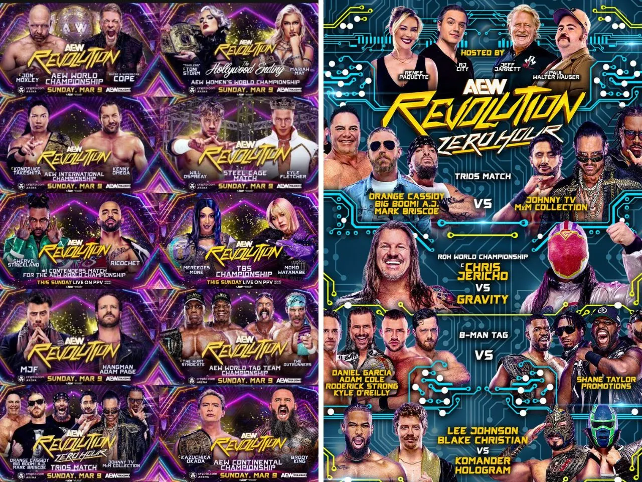 AEW Revolution 2025: Match Card, Prediction, Date, Streaming, and more