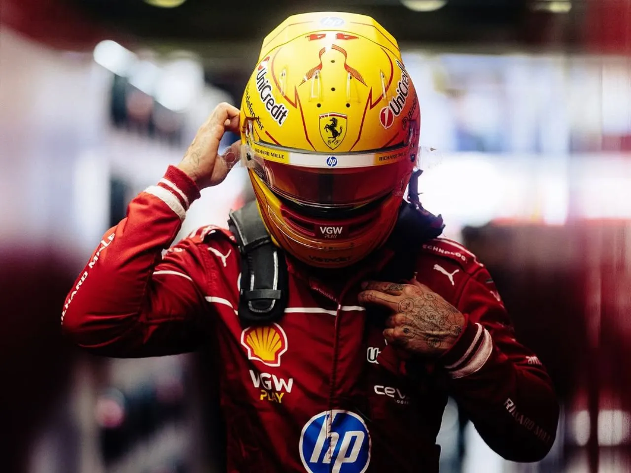 How Hamilton’s dream Ferrari debut become a disaster at the 2025 ...