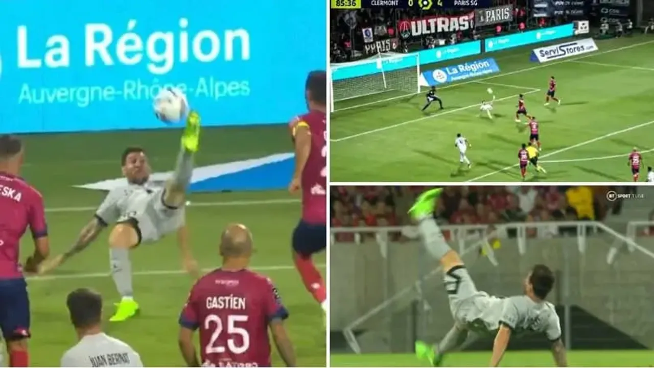 Watch: Lionel Messi scores outrageous bicycle kick goal for PSG, it's ...