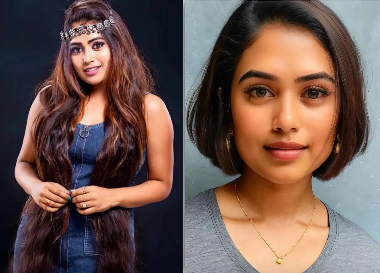 இதுதான் டோரா ஹேர்ஸ்டைல்: ஃபரினா நியூ லுக் எப்படி இருக்கு?