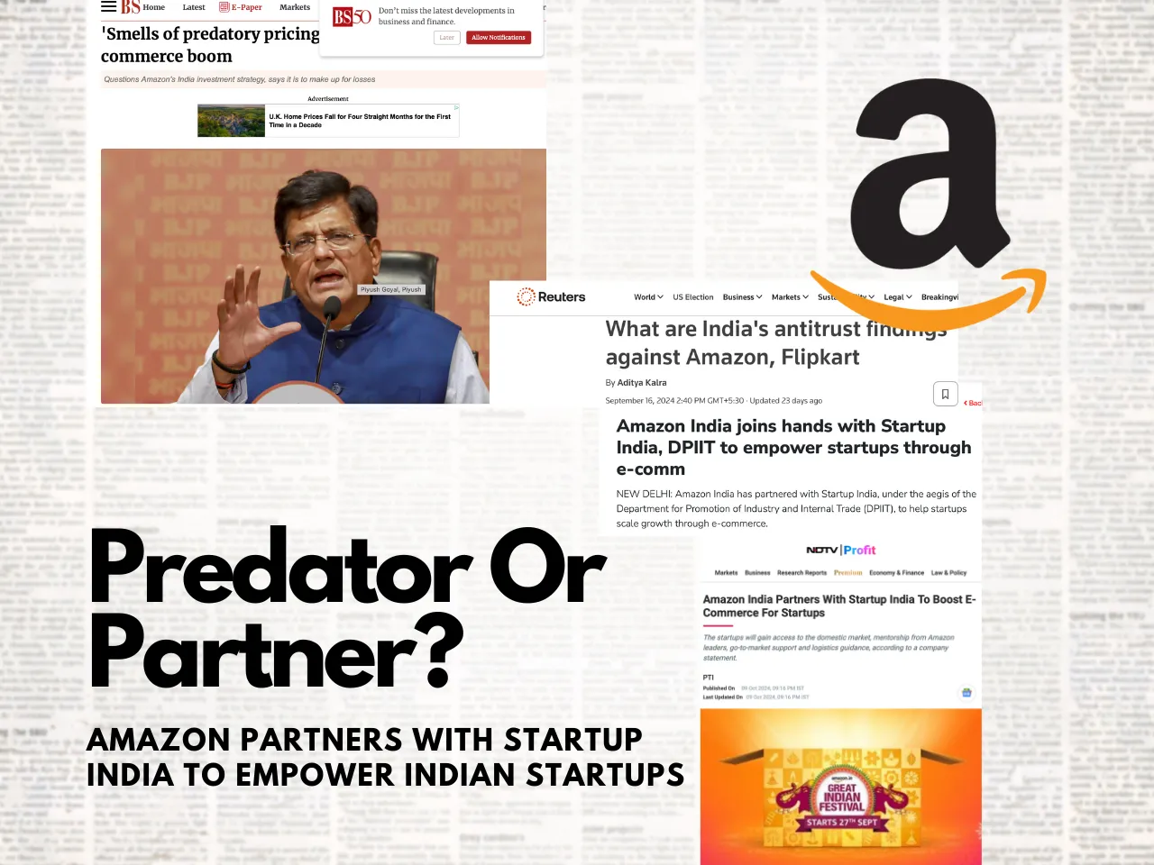 Predator Or Partner? Amazon's Strategic Partnership with Startup India