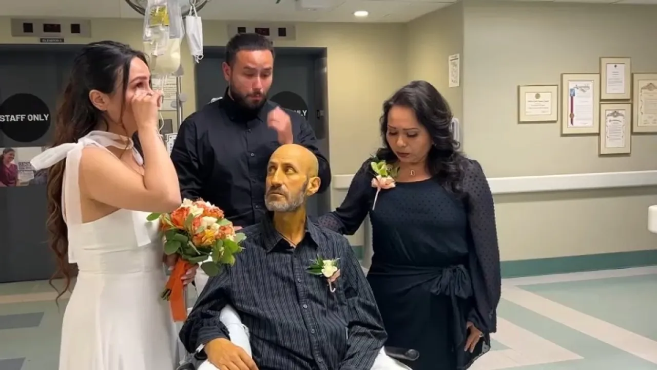 Terminally Ill Father Fulfills Dying Wish By Walking Daughter Down The