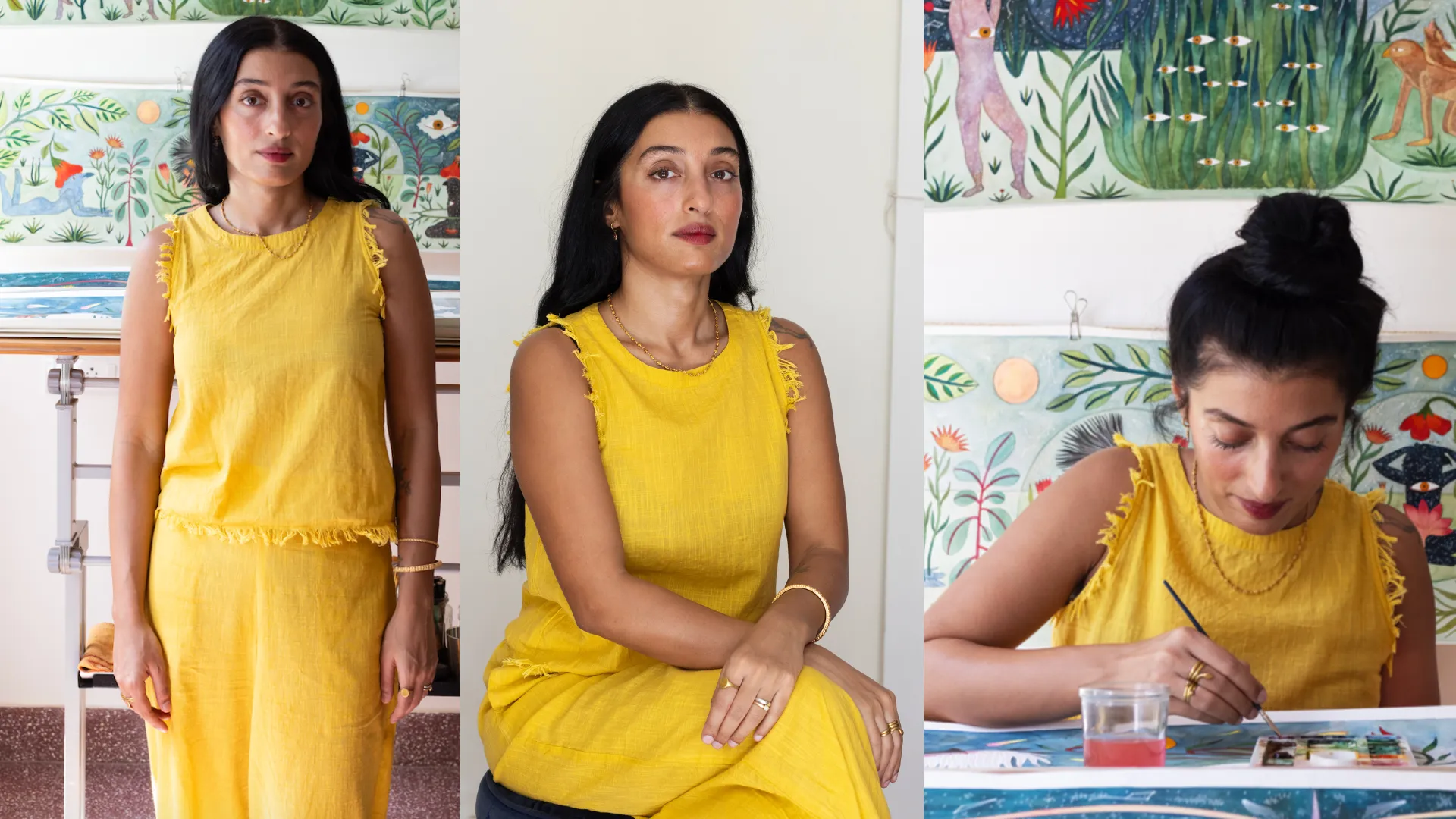 ELLE Exclusive: Maria Grazia Chiuri Commissions Indian Artist Rithika ...