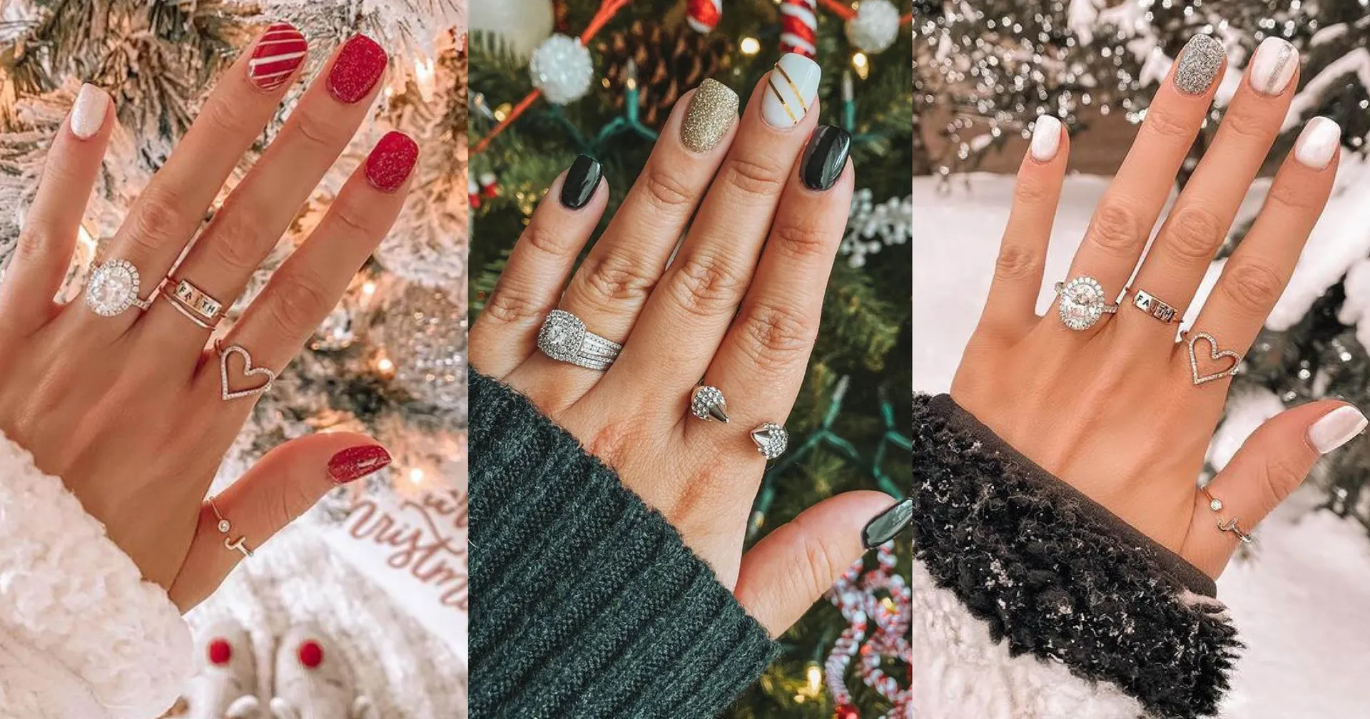 25 Christmas-Themed Nail Designs To Get You In The Holiday Spirit