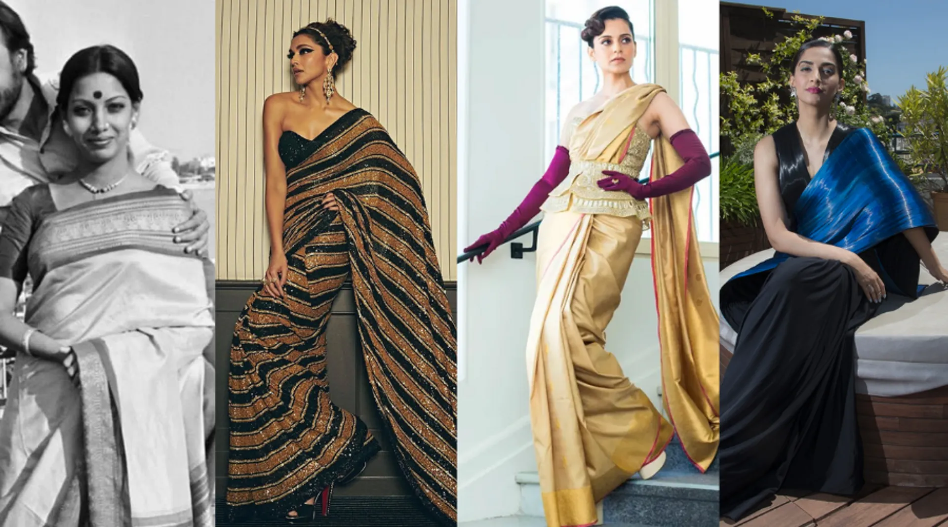 Tracing The History Of The Sari On The Cannes Red Carpet From 1976 To 2022
