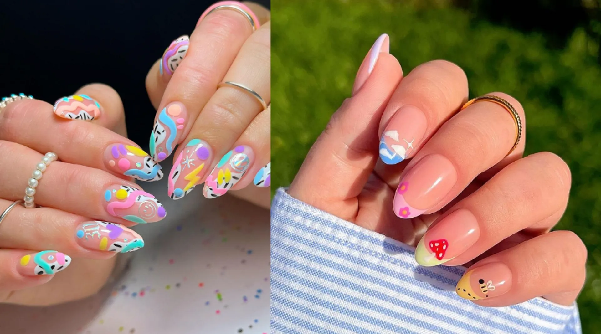 Your Inner 90's Kid Will Love These 9 Retro Nail Art Designs