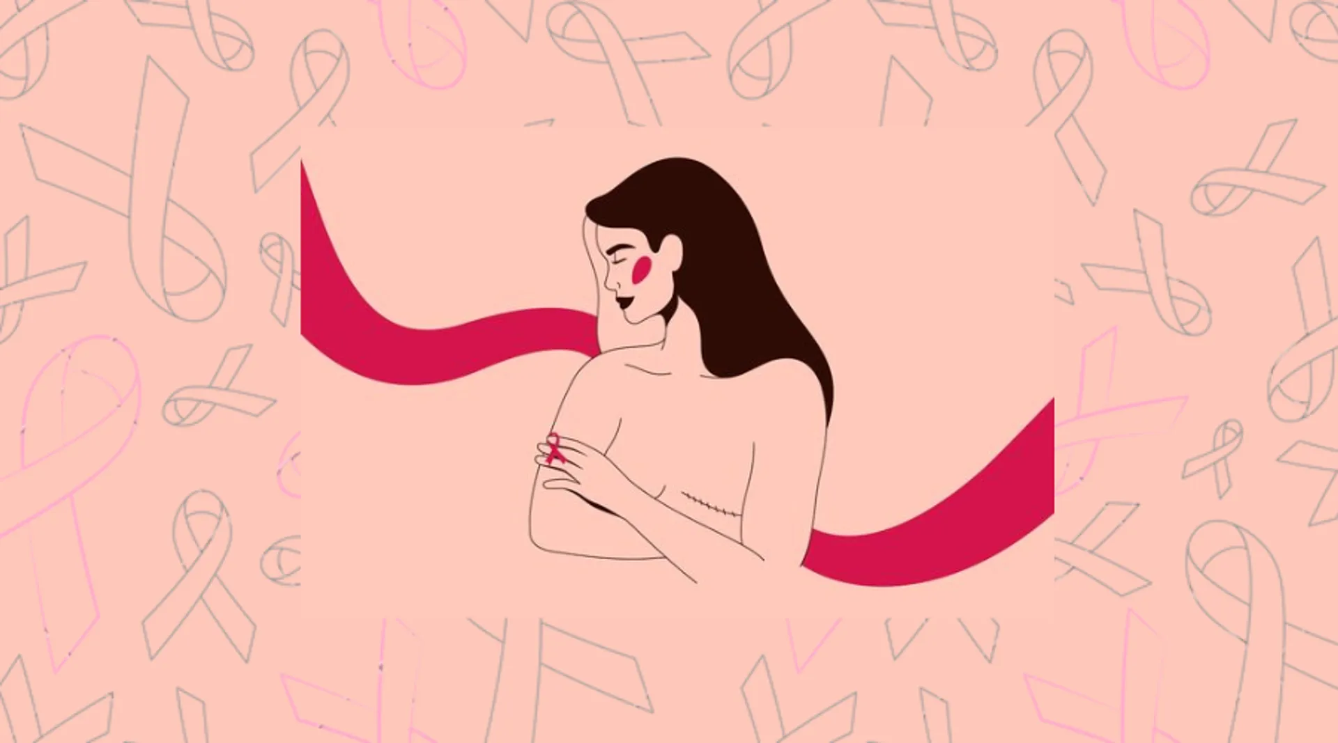 how to draw an awareness ribbon in illustrator