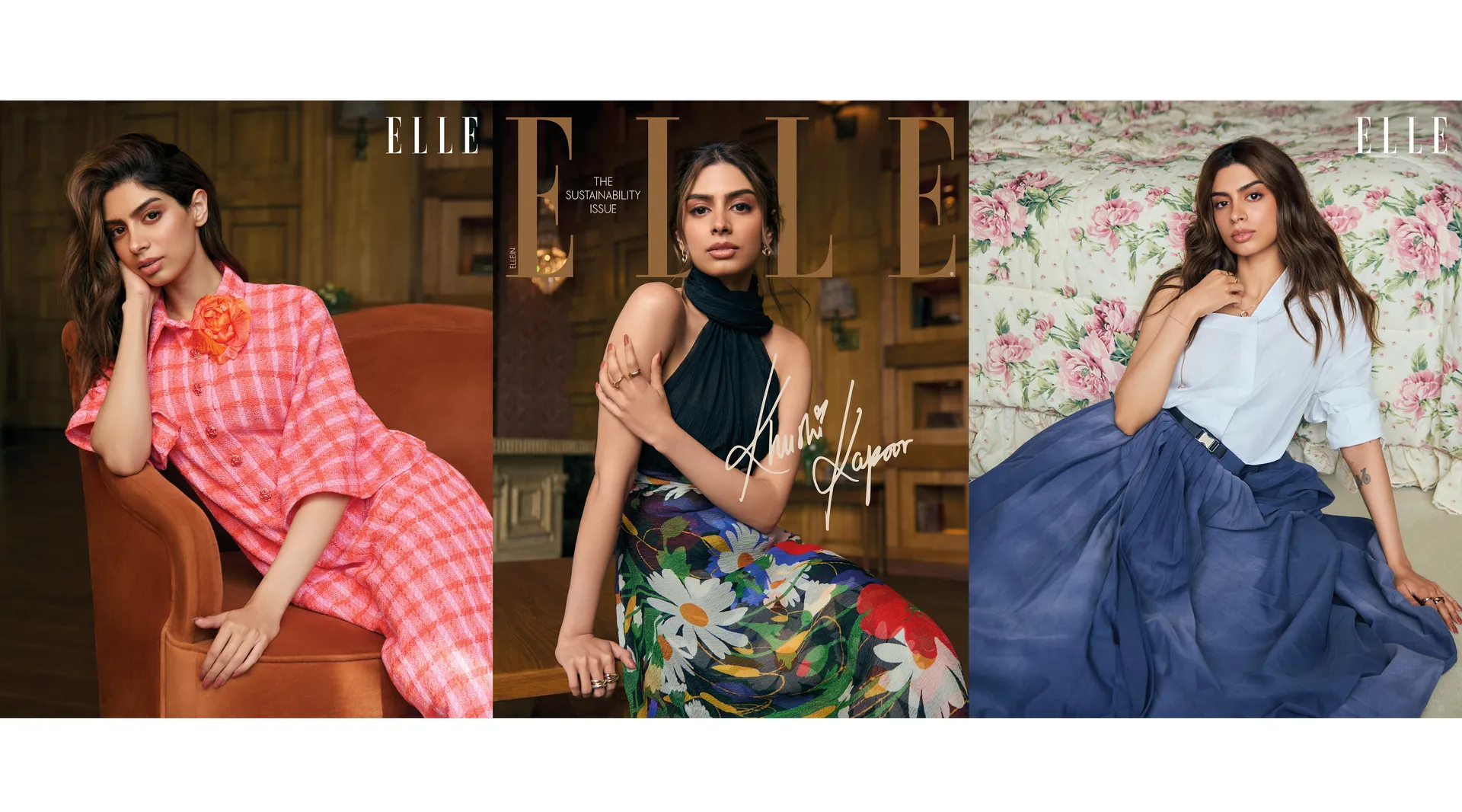 ELLE Cover Star: Retro Queen Khushi Kapoor