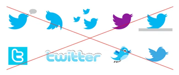 Brands Using the Wrong Twitter Logo Should Bookmark these Guidelines!